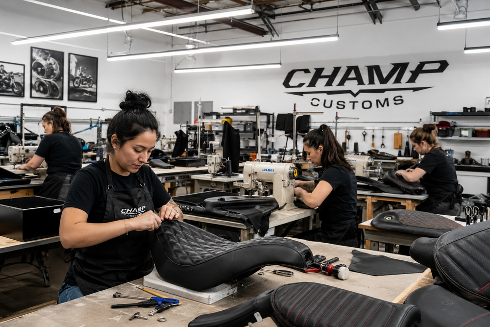 Champ Customs | Premium Custom Motorcycle Seats & Performance Parts ...